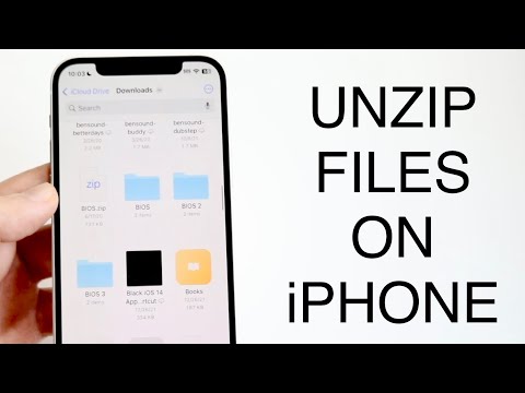 How To Open Zip Files On iPhone! (2023)