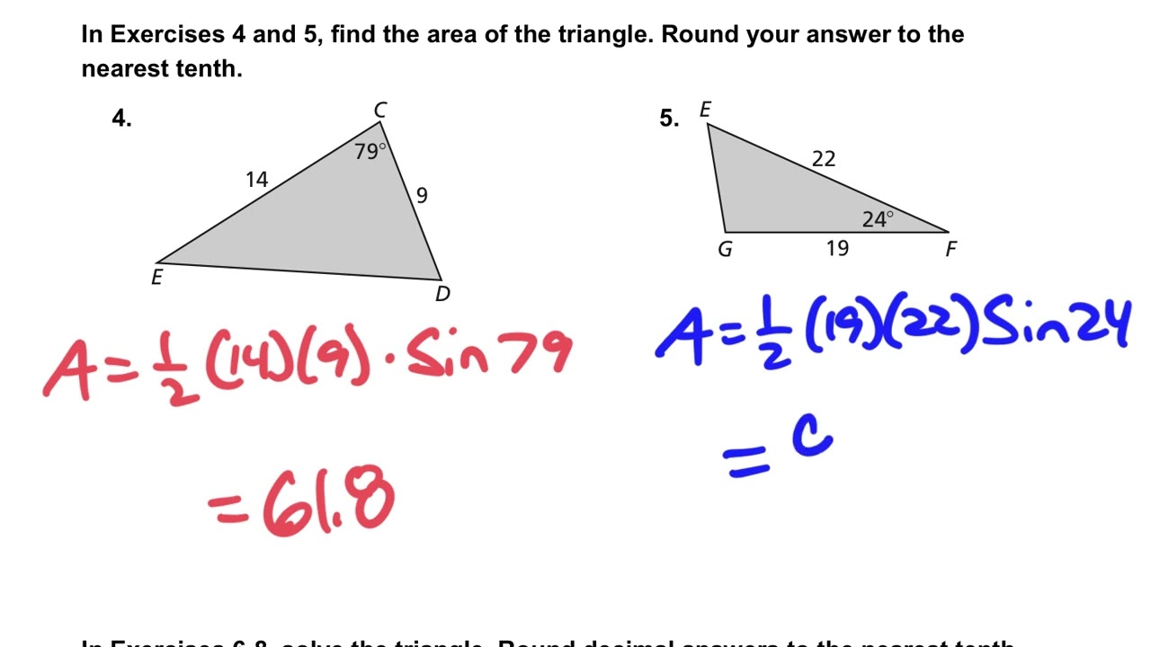 Big Ideas Math Geometry - 9.7 Notes Video