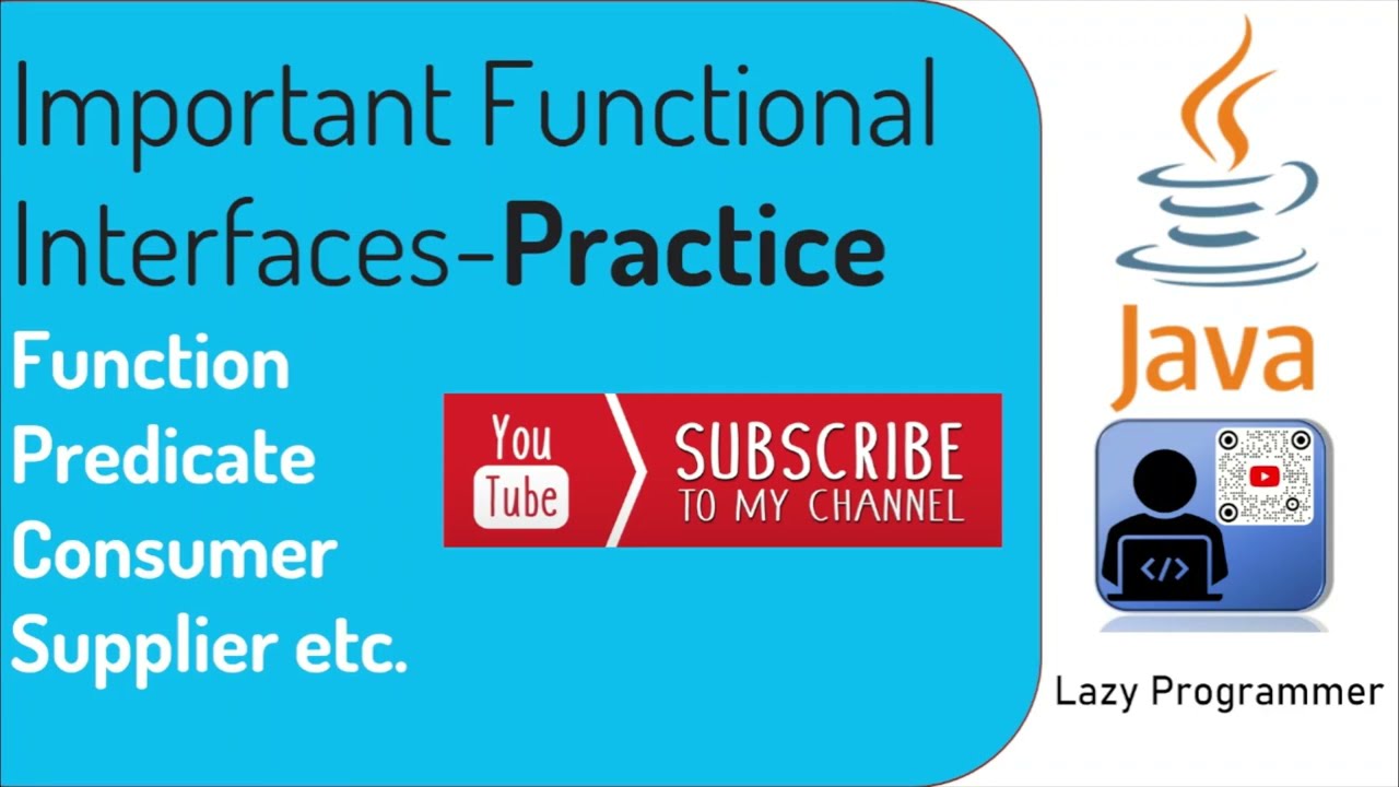 #9 - Java 8 - Functional Interfaces Practice Java 8 #java #functionalinterface