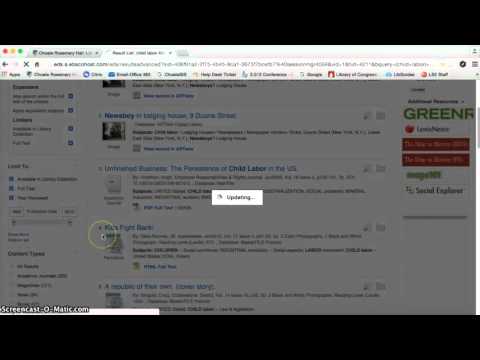 US History Searching for Journal Articles