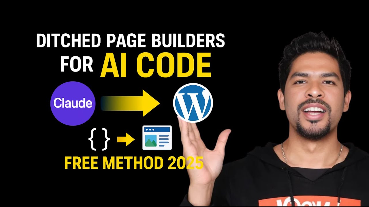 This Claude AI Trick Replaces All Page Builders (WordPress Free Method)