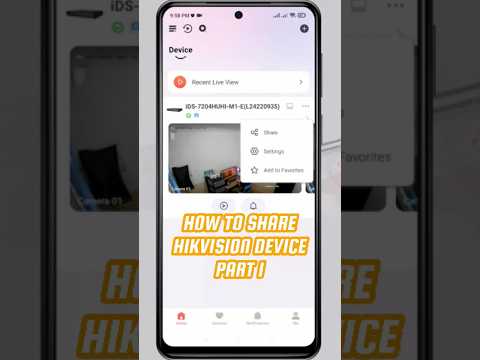 How To Share Hikvision Device To Another Phone | Part 1 #cctv #hikvision #cctvcamera