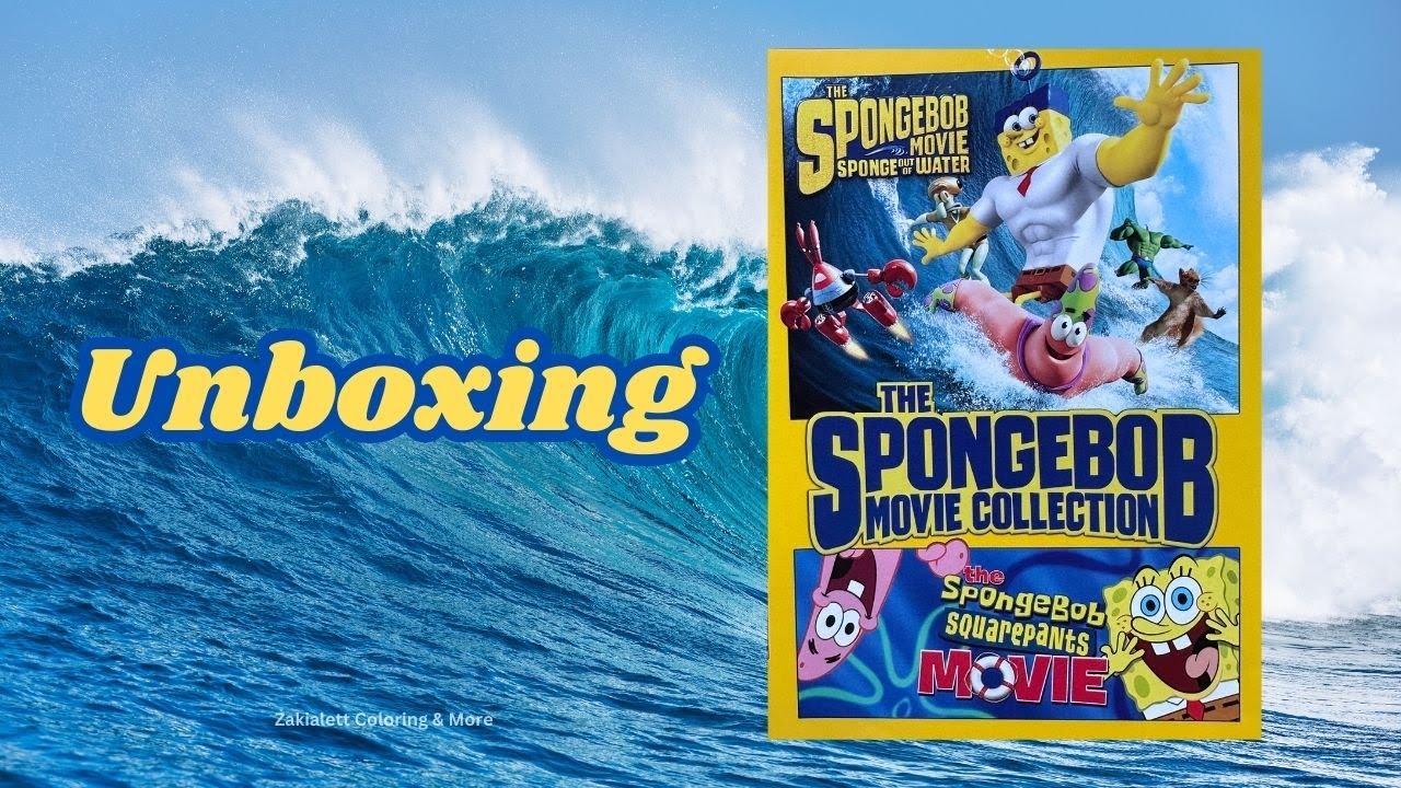 The SpongeBob Movie Collection DVDs #unboxing #spongebob #moviecollection