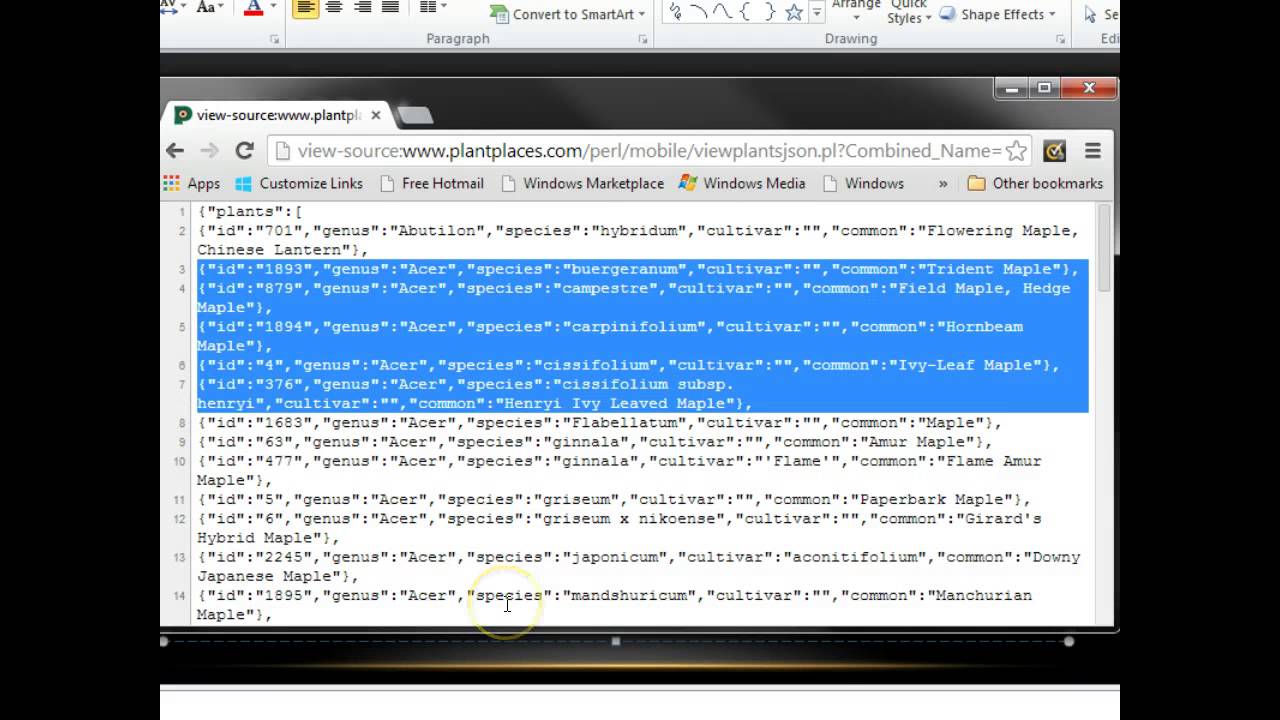 Parsing JSON in Android
