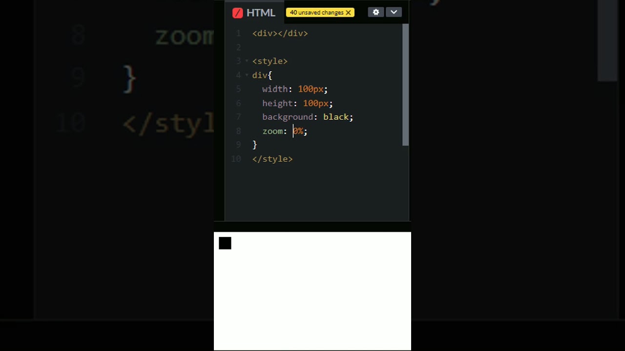 CSS:zoom Property