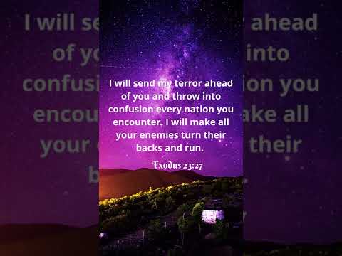 God will do this to your enemies