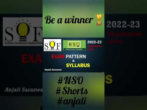 SOF NSO 2022-23 EXAM PATTERN & SYLLABUS I NSO परीक्षा का प्रारूप जाने I Study material कहां मिलेगा?