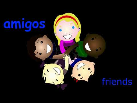 Rosie & Andy: Spanish for Kids - Word of the Day - friends / amigos