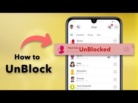 How to Unblock Someone on Snapchat? #snapchat