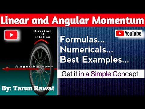 🔴Angular Momentum in Hindi with simple concept By: Tarun Rawat @peandsports