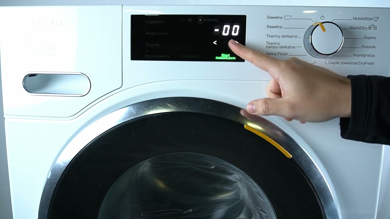 Dryer MIELE TWF760WP EcoSpeed 8kg - Manage PIN Code Function | Set or Change PIN Code for Security