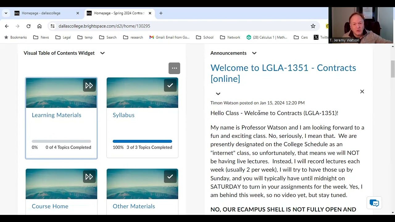 Introduction LGLA 1351 WATSON