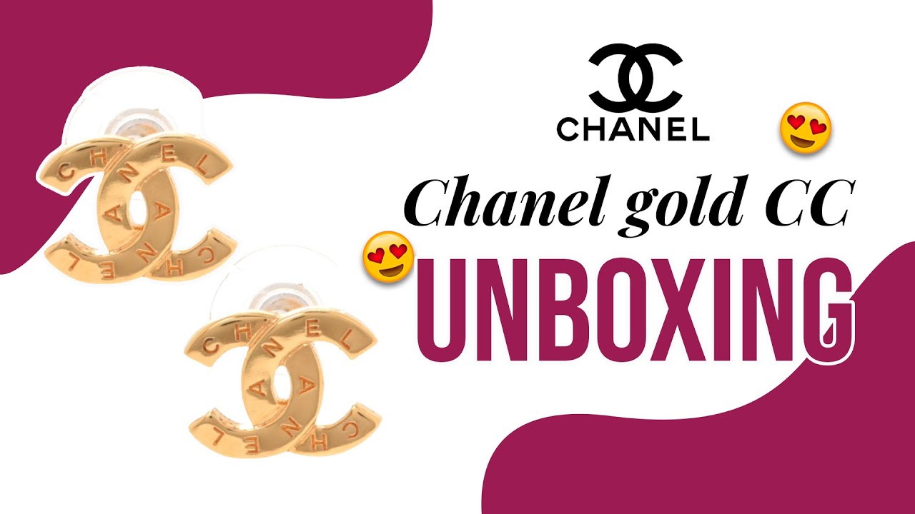 Getting these Chanel gold CC logo earrings is a REAL RETAIL MIRACLE!