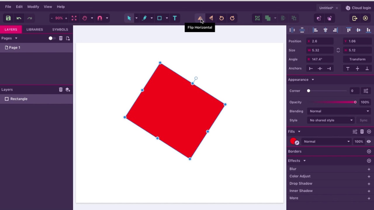 How to use the transform tools in Gravit Designer (Corel Vector)