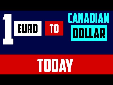 1 EURO TO CANADIAN DOLLAR EXCHANGE RATES TODAY 06 June 2024