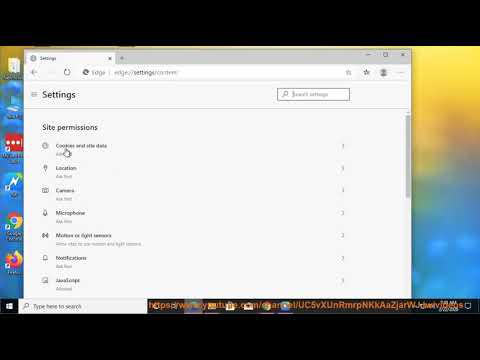 Enable cookies in Microsoft Edge on PC/Mac
