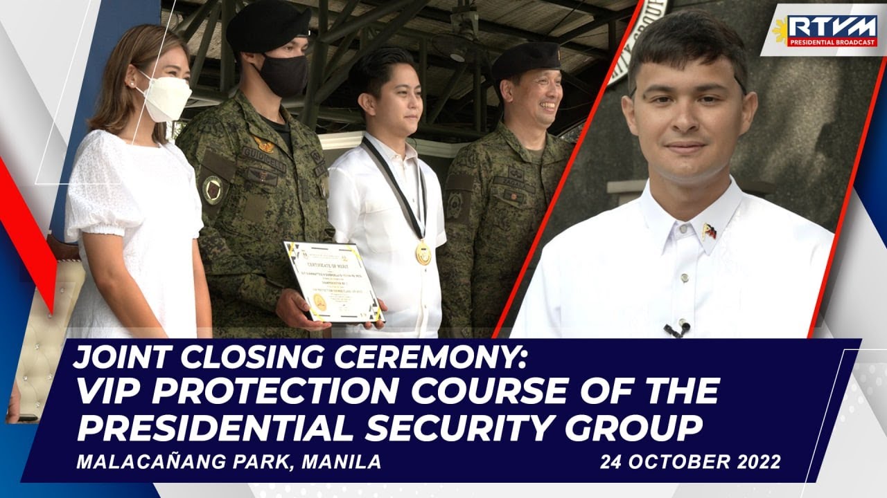 Joint Closing Ceremony of the Presidential Security Group’s VIP Protection Course 10/24/2022