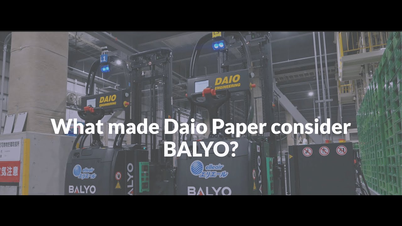 BALYO & DAIO End of Line and Block Stacking Pallet Automation with Automated Guided Vehicles (AGVs)