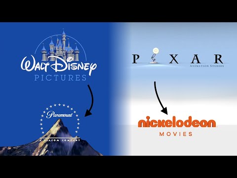Paramount Pictures and Nickelodeon Movies logos (Disney and Pixar style)