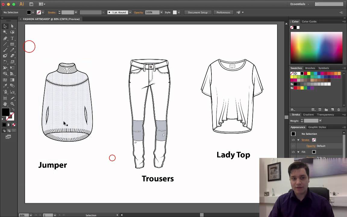 Illustrator: Lesson 3 (creating an artboard) | Design eLearning