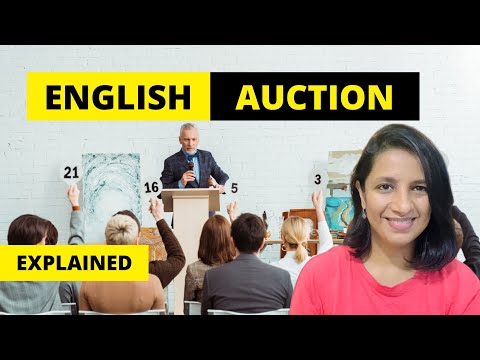 English auction: Easy explanation.