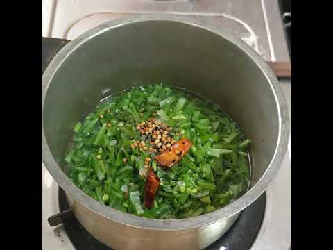 Avarakkai (broad beans) Poritha Kootu