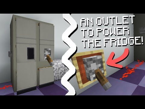 Minecraft Realistic Working Fridge Minecraft Map