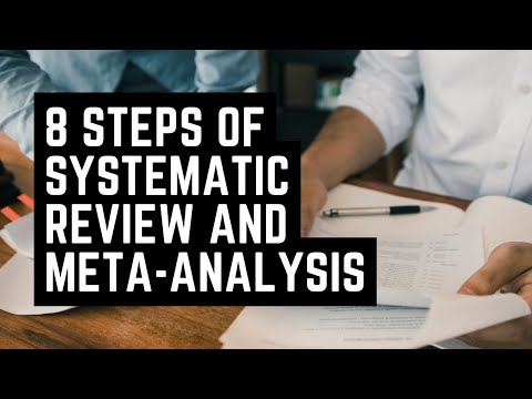 8 Steps Of Systematic Review And MetaAnalysis - Dr. Hassaan Tohid