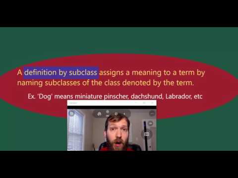 Critical Thinking - 2.4 Definitional Techniques