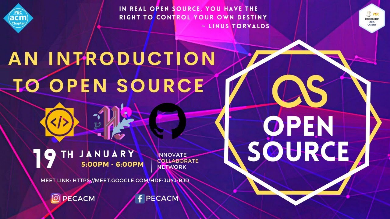 Introduction to Open Source | PEC ACM