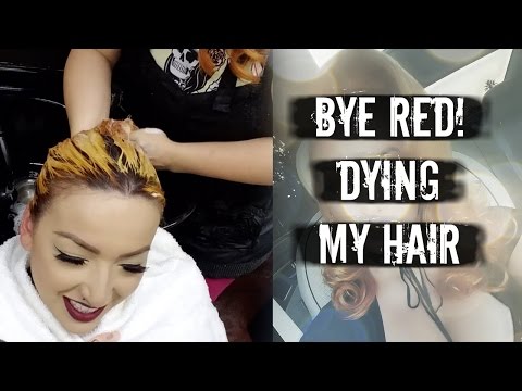 BYE RED! | DYEING MY HAIR A NEW COLOR
