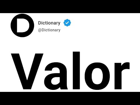 Valor Meaning In English