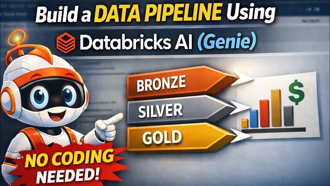 Databricks AI (Genie): Build a Data Engineering Pipeline in 30 Minutes | Bronze, Silver, Gold