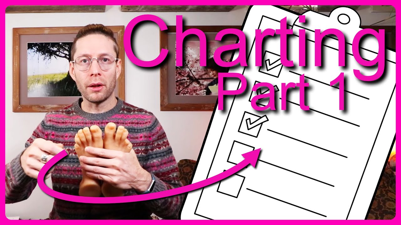 Charting the Feet in Reflexology - Part 1