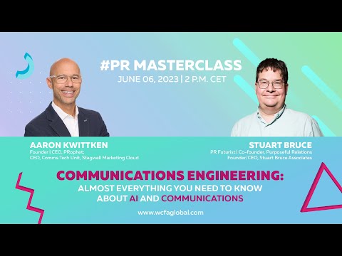 PR Masterclass on AI and Communications
