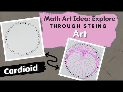 Ideas for Exploring Geometry Through String Art...🎨🎨🎨