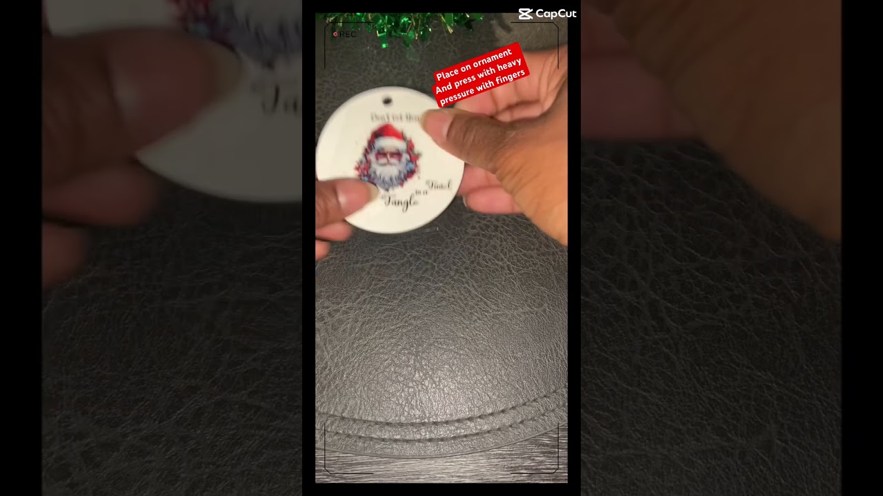 Using Uv DTF stickers are super easy and fun to do. #christmas #ornaments #diy #crafter #uvdtf
