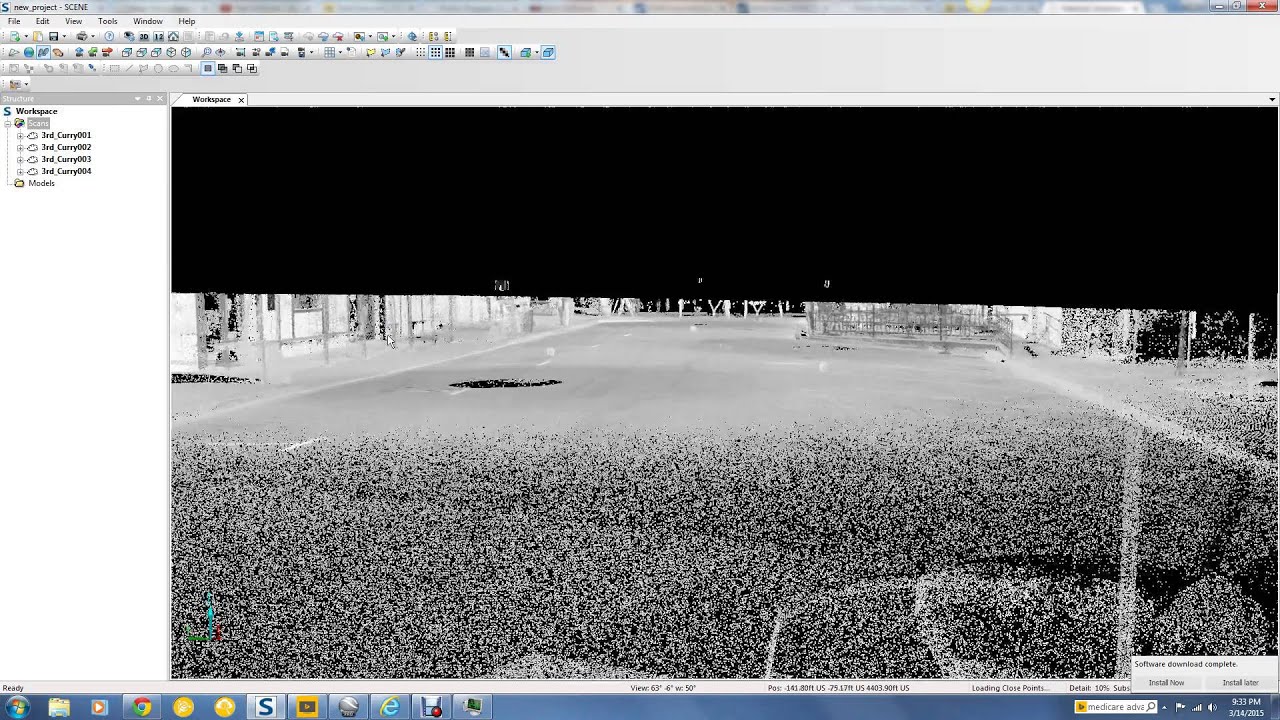 Navigating in SCENE LT