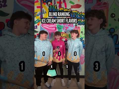 Blind ranking Ice Cream Shorts flavors โผ๏ธ