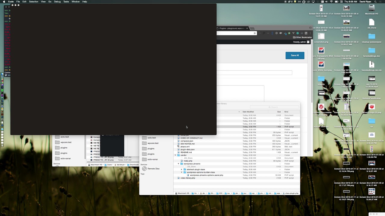PluginBuilder/OptionsPanel Initial Walkthrough