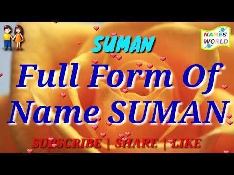 Full Form, Meaning and Lucky Number of Name SUMAN