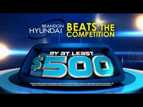 Brandon Hyundai Beats other Tampa Hyundai Dealers by at least $500