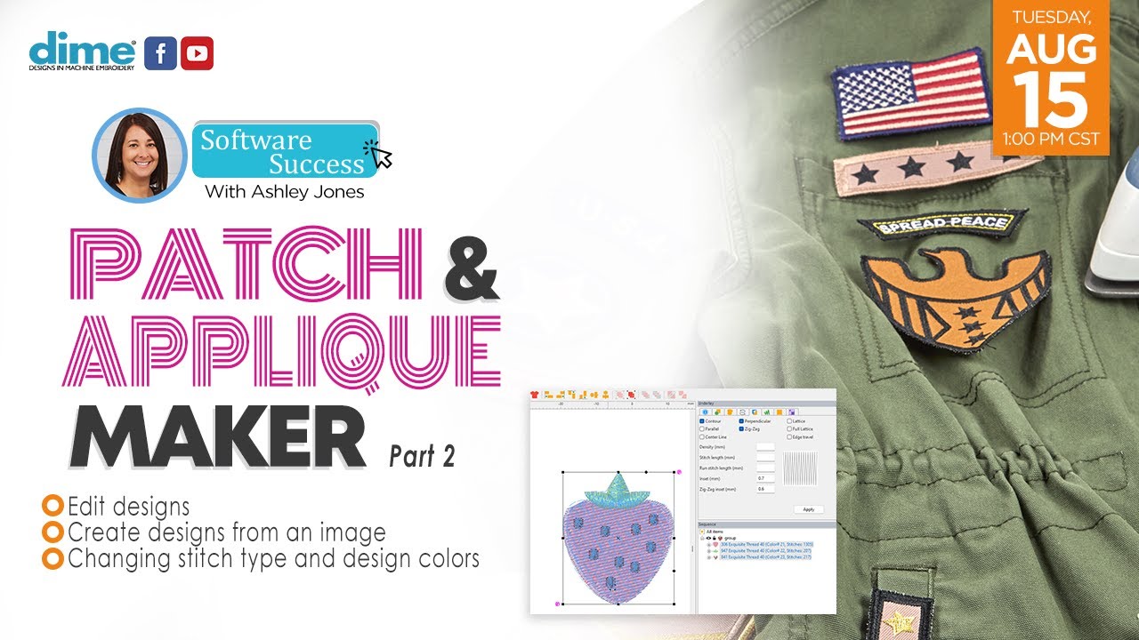Patch and Applique Maker | Part 2 | Software Success