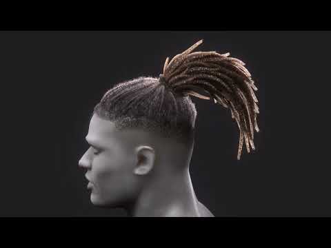 Mid Fade Dreads on Top Hair - Character Creator/Hair - Reallusion ...