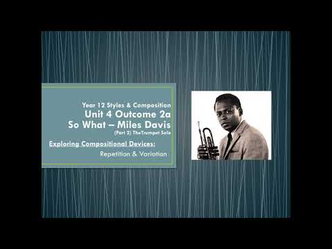 Music Analysis - So What (Miles Davis) - Part 2