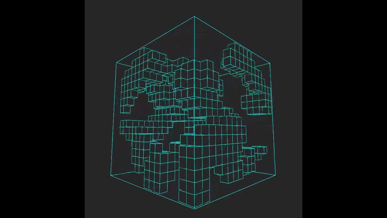 Vertical and horizontal move. #openframeworks #programming #creativecoding