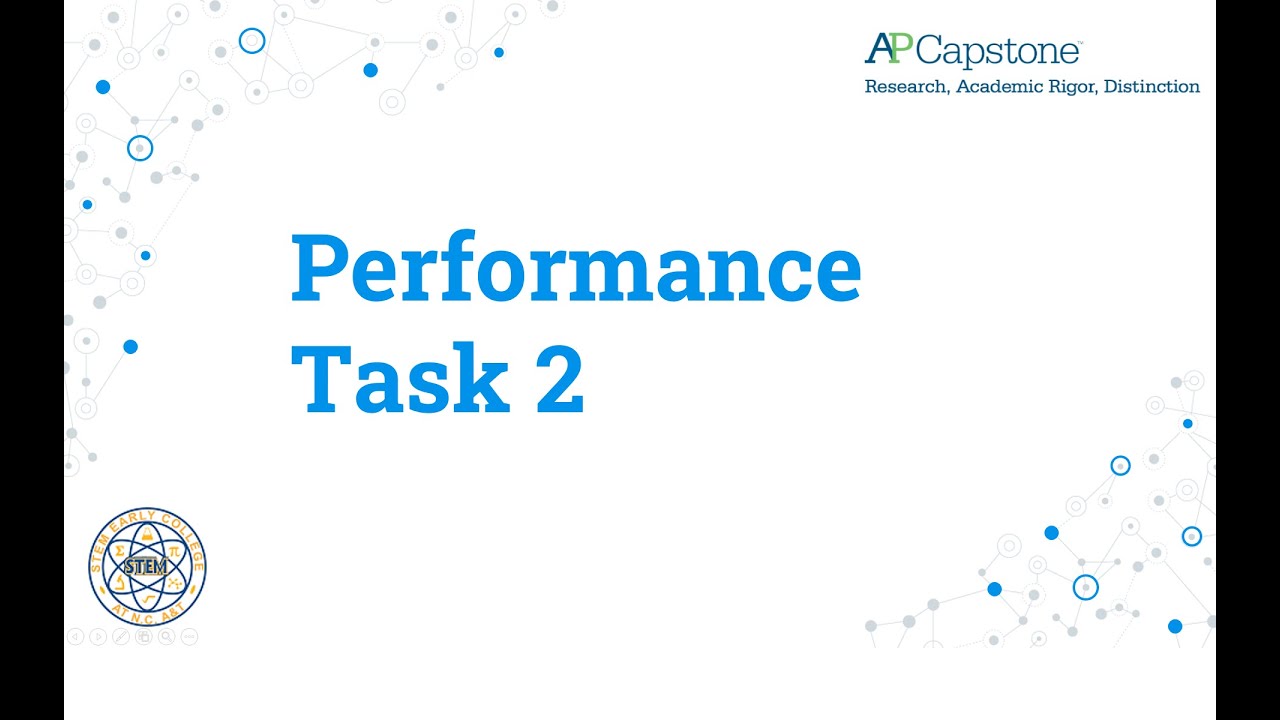 Performance Task 2 Introduction