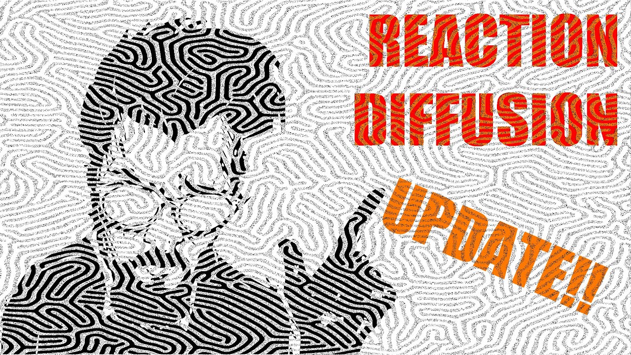 Python - Reaction diffusion : Gray Scott updated!!!