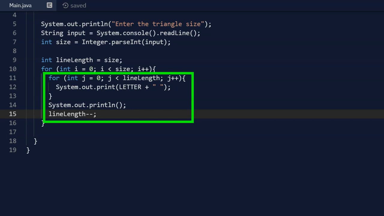 Lesson 6-5 Nested For Loops (Introductory Java Programming for AP Computer Science A)