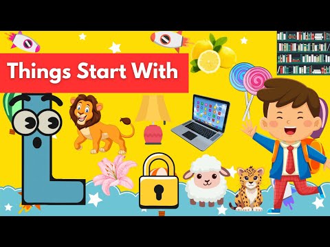 WORDS THAT START WITH"L" | PHONICS | KIDS VOCABULARY